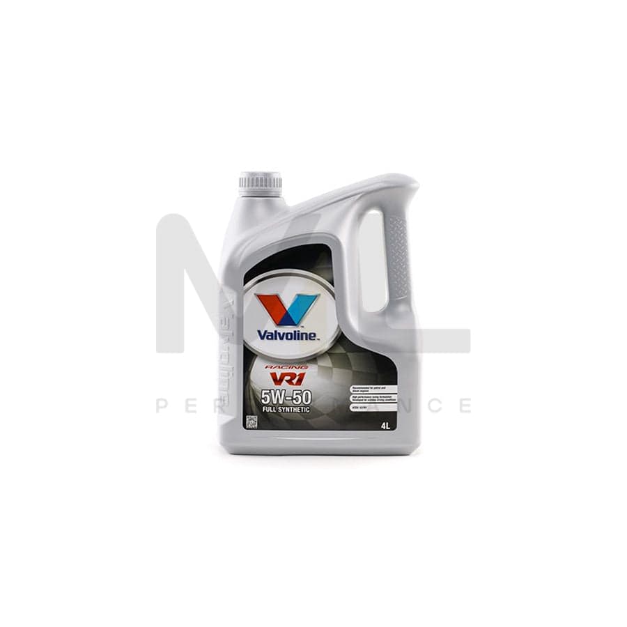 Valvoline VR1 Racing 5w-50 Premium Synthetic Engine Oil 4l – ML Performance
