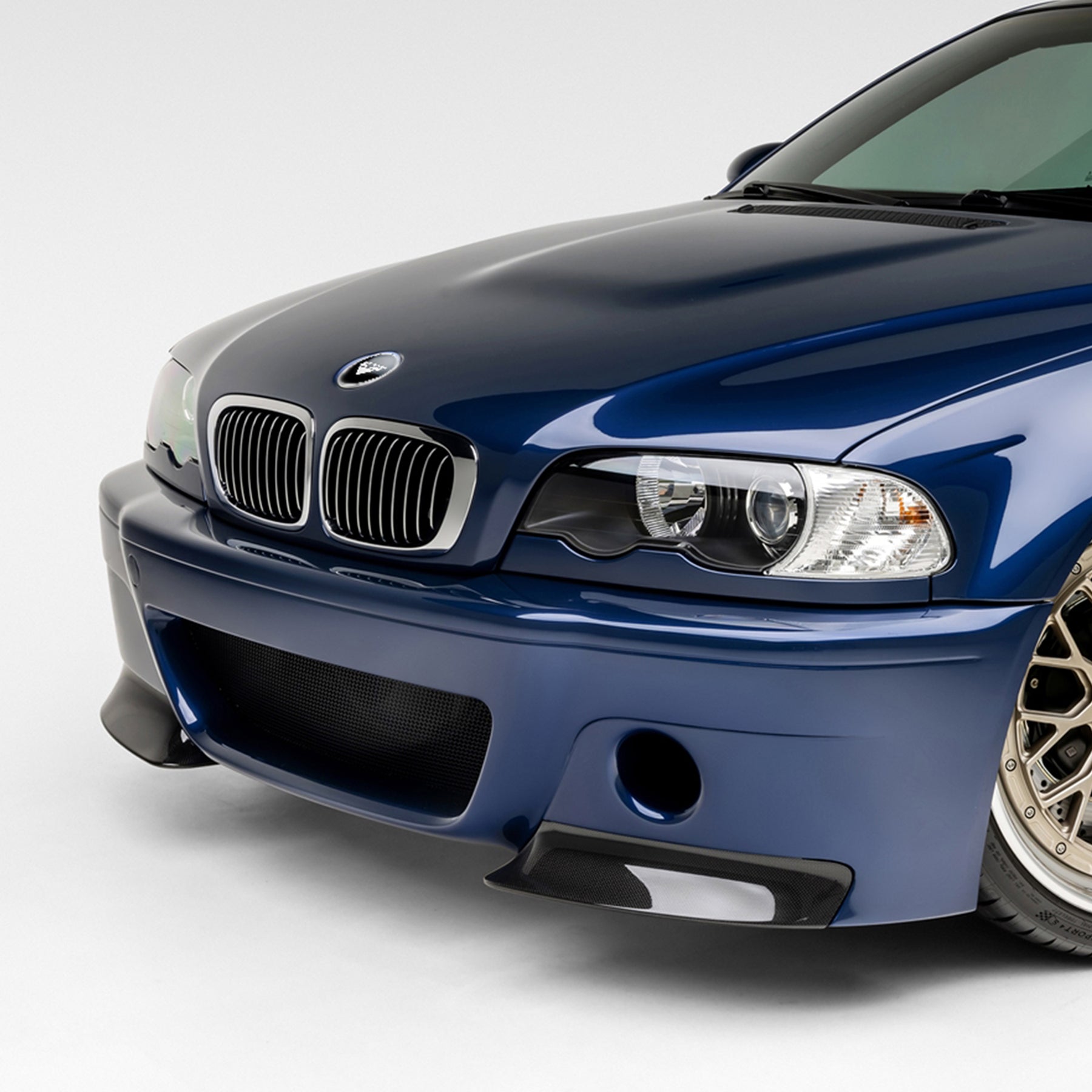 Vorsteiner BMV4625 BMW E46 M3 V-CSL Aero Front Bumper Splitters ...