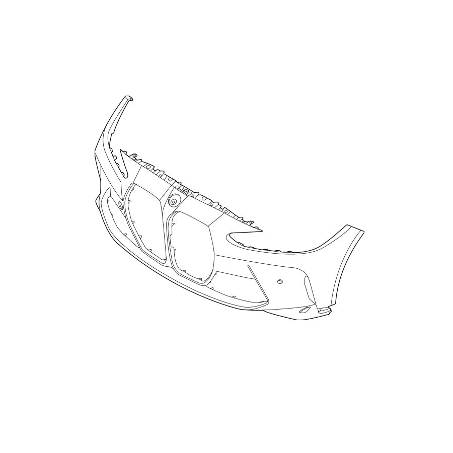 Genuine BMW 51117884091 G80 G82 Front Bumper Cover (Inc. M3 & M4 Compe ...