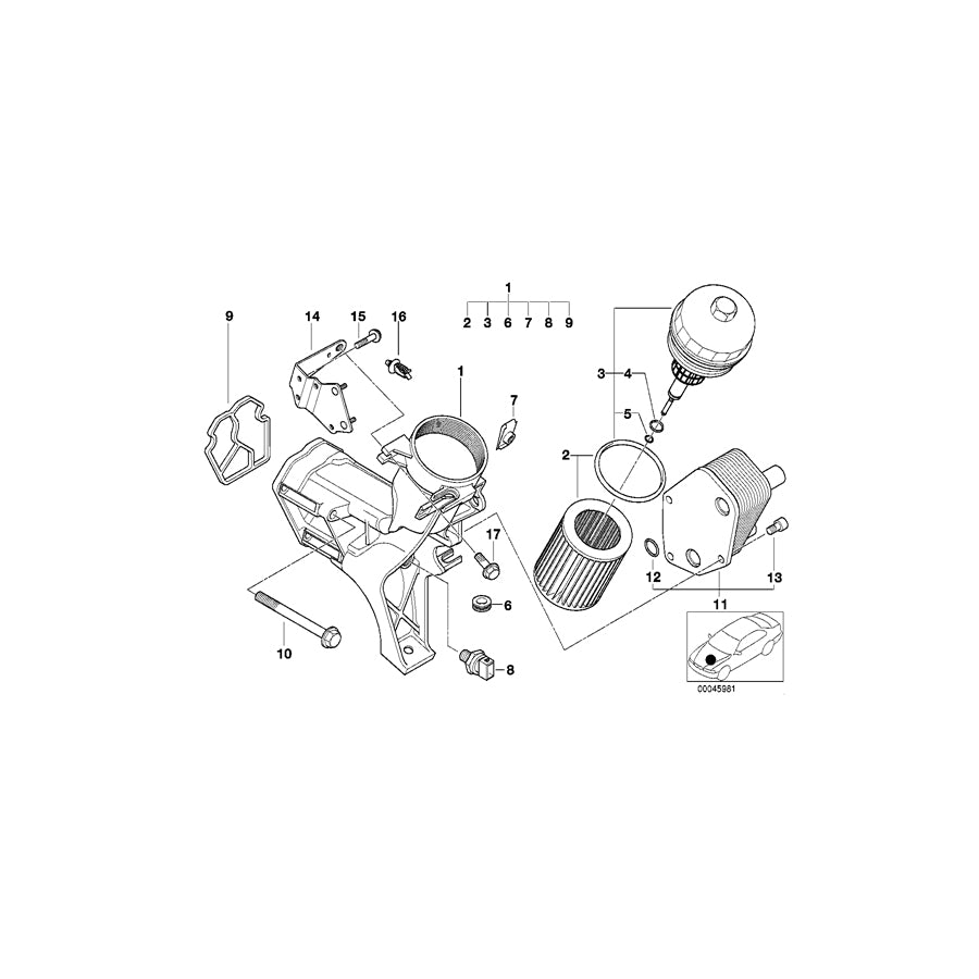 Genuine BMW 11422247642 E46 E39 Rubber Grommet (Inc. 318d, 520d & 320d ...