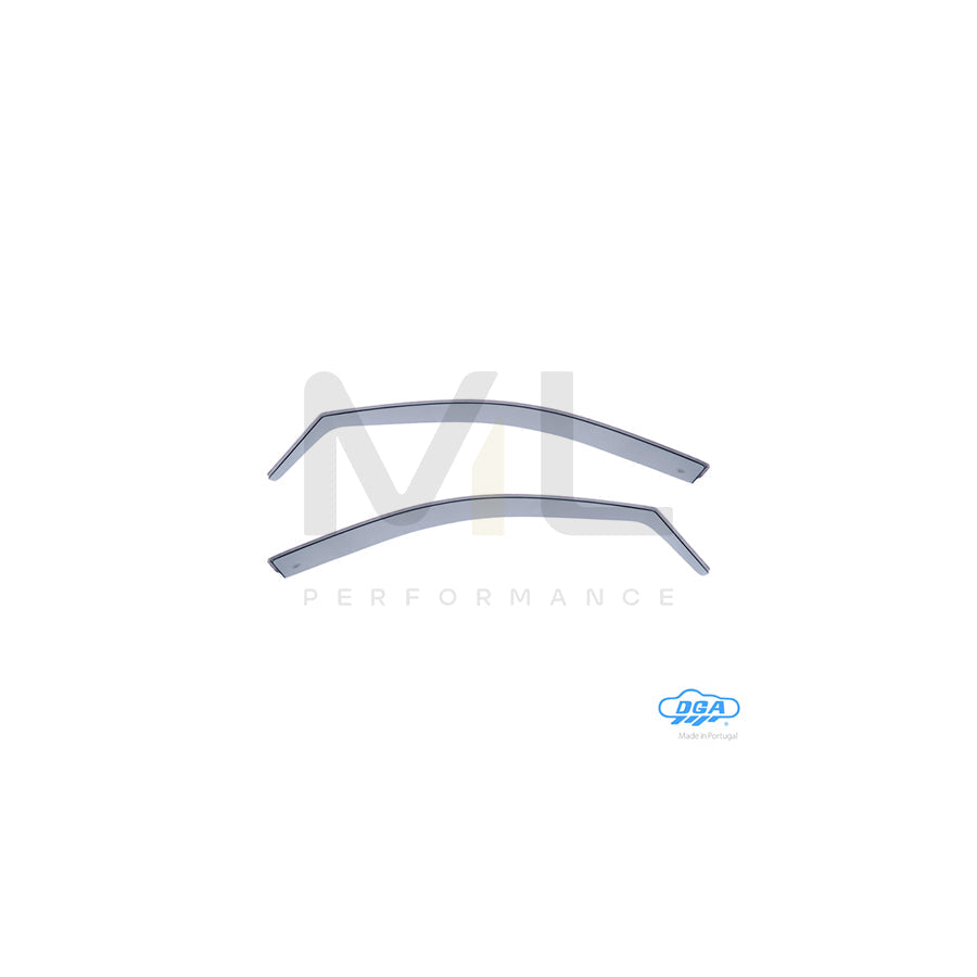 DGA 08027 Wind deflectors for FORD MONDEO Arrow direction, Front, inner ...