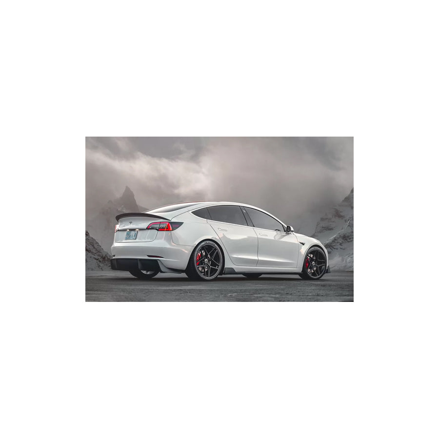 VR Aero Matte Carbon Fiber Rear Diffuser Tesla Model 3 2018+ – ML ...