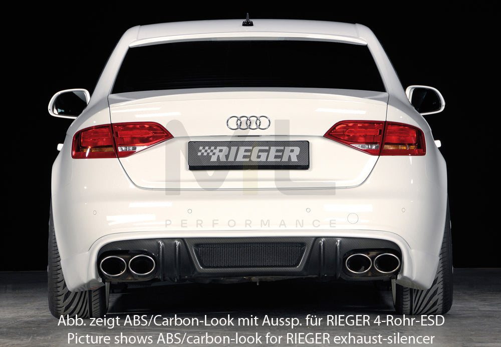 Rieger 00055530 Audi B8 B81 S4 Rear Diffuser 1 – ML Performance