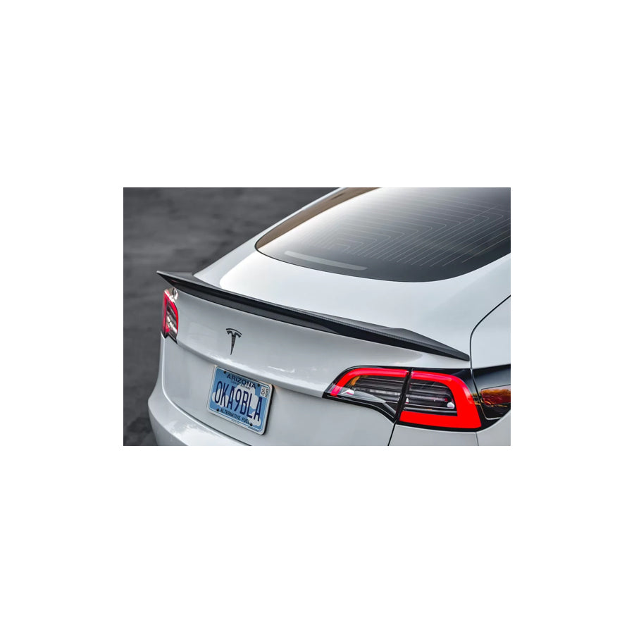 VR Aero Matte Carbon Fiber Trunk Spoiler Tesla Model 3 2018+ – ML ...