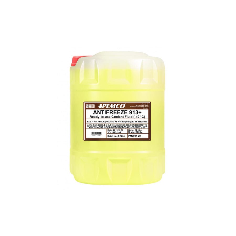 Pemco Antifreeze 913+, -40 PM0914-20 Antifreeze – ML Performance