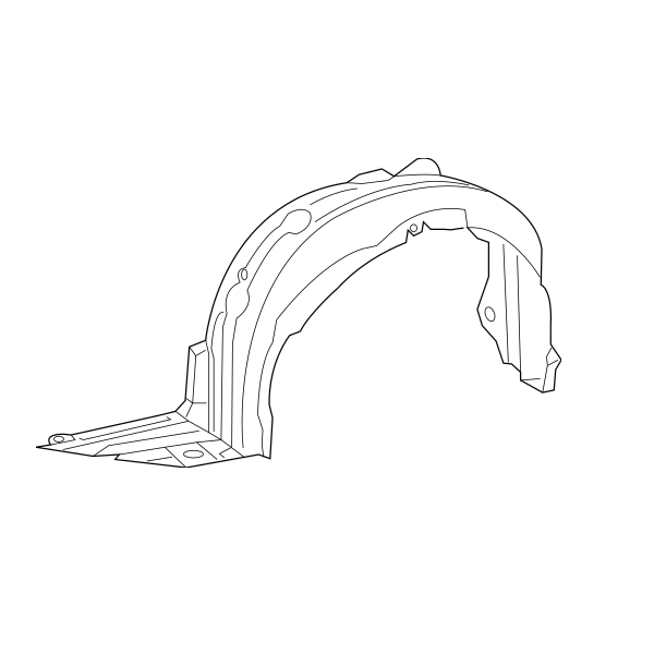 Genuine Lexus 53806-30360 GS Phase 4 N/S Front Wheel Arch Liner – ML ...