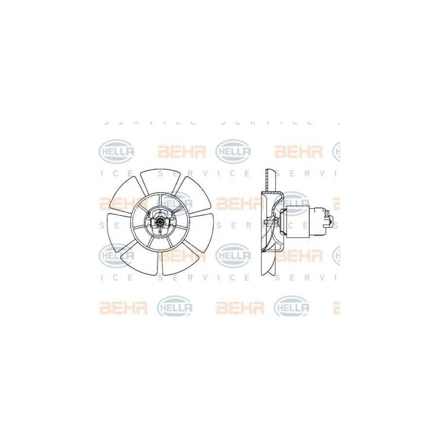 Hella 8EW 009 160-331 Interior Blower – ML Performance