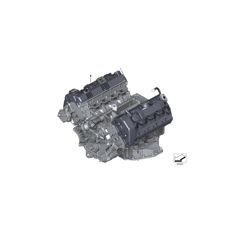 Genuine BMW 11007966322 E65 Short Engine H1 (Inc. Alpina B7) – ML ...
