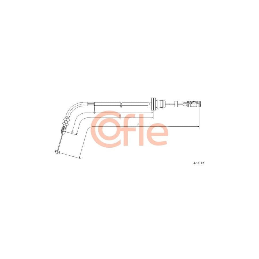 COFLE 463.12 Throttle Cable for FIAT Barchetta (183) – ML Performance