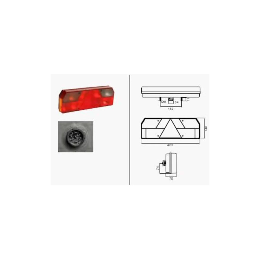 Aspock 25-5400-507 Rear Light – ML Performance