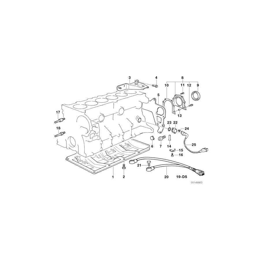 Genuine BMW 11137502669 E38 Oil Deflector (Inc. 728i & 728iL) – ML ...
