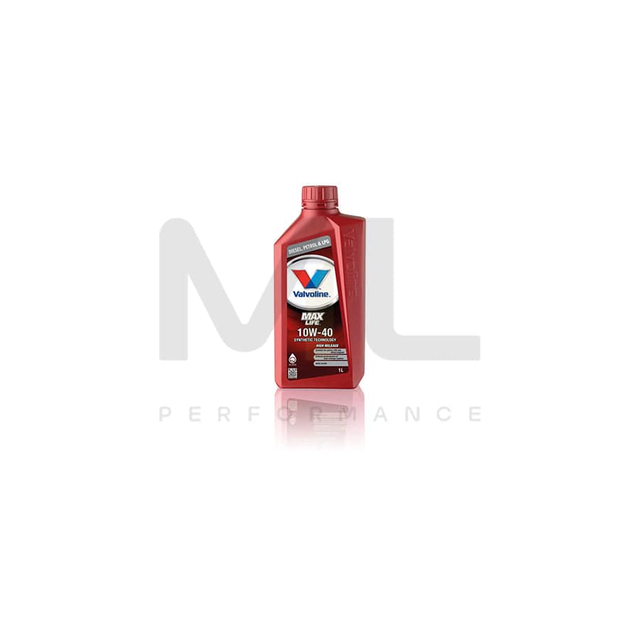 Valvoline MaxLife 10w-40 Engine Oil 1l – ML Performance