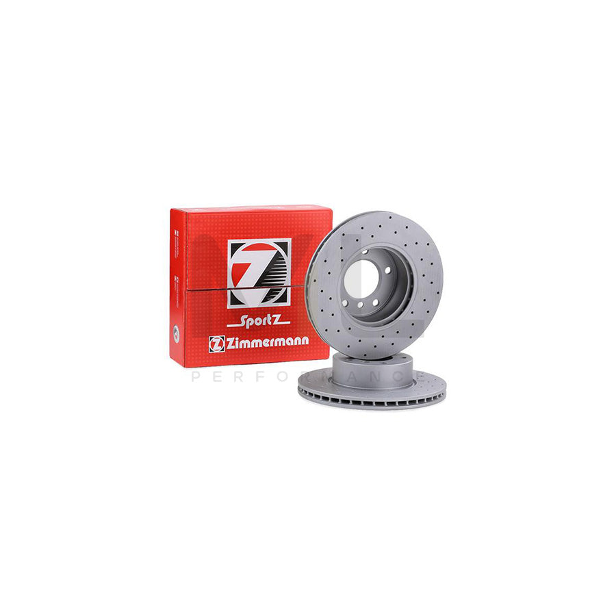 ZIMMERMANN SPORT COAT Z 150.3427.52 Brake Disc Internally Vented ...