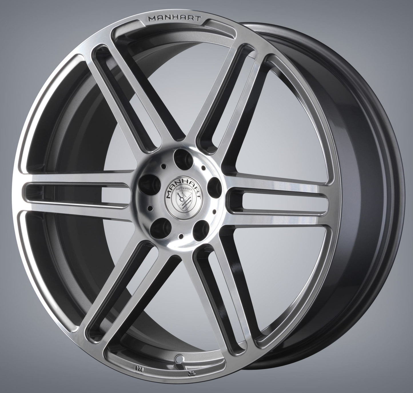 MANHART CONCAVE ONE RIM SET FOR BMW X1 SERIES GUNMETAL GRAY / DIAMOND ...