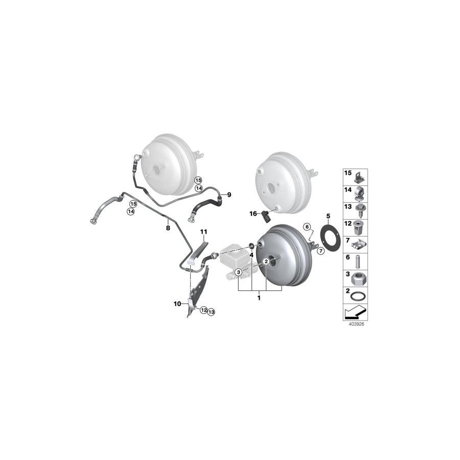 Genuine BMW 34337851225 Brake Servo Unit (Inc. X5 M & X6 M) – ML ...