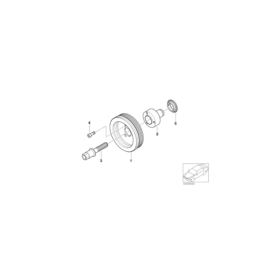 Genuine BMW 11237548004 E84 E88 E91 Hub (Inc. 318i, 116i & 316Ci) – ML ...