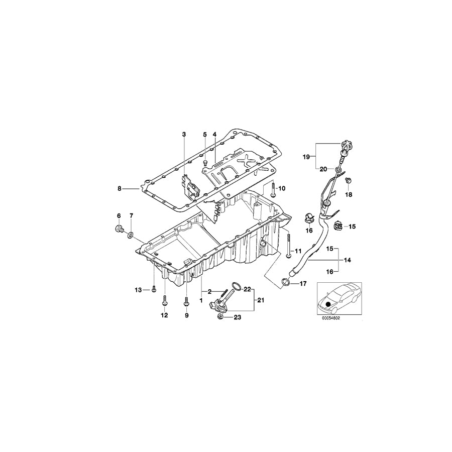 Genuine BMW 11437786015 E46 E39 Dipstick (Inc. 330d, 530d & 525d) – ML ...