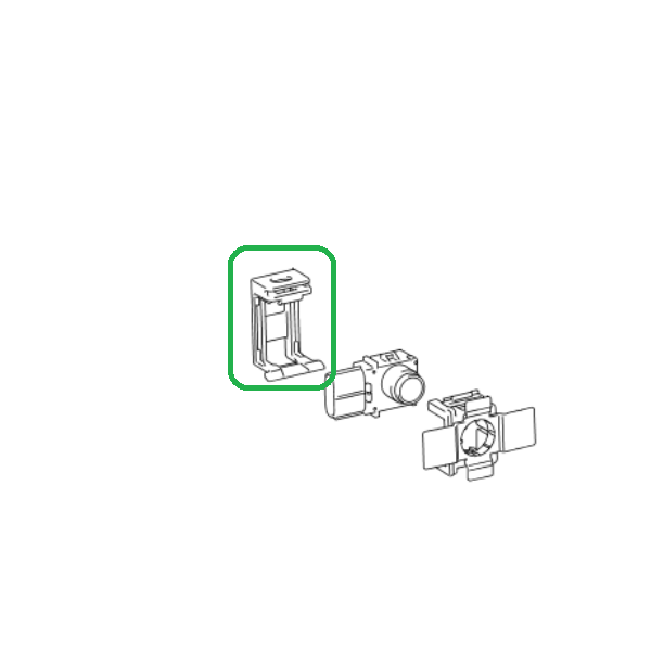 Genuine Lexus 89348-50040 LS Phase 4 2006-2012 Front Ultrasonic Sensor ...
