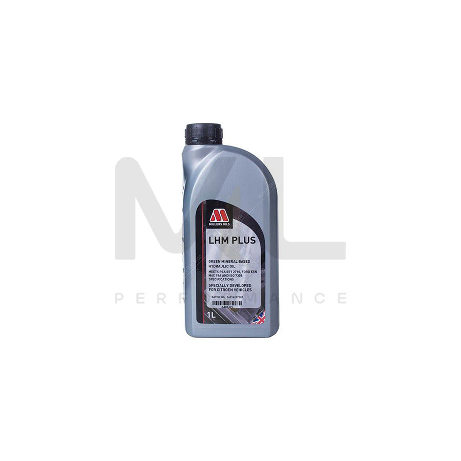 Millers Oils LHM Plus Mineral Based Hydraulic Fluid 1l – ML Performance