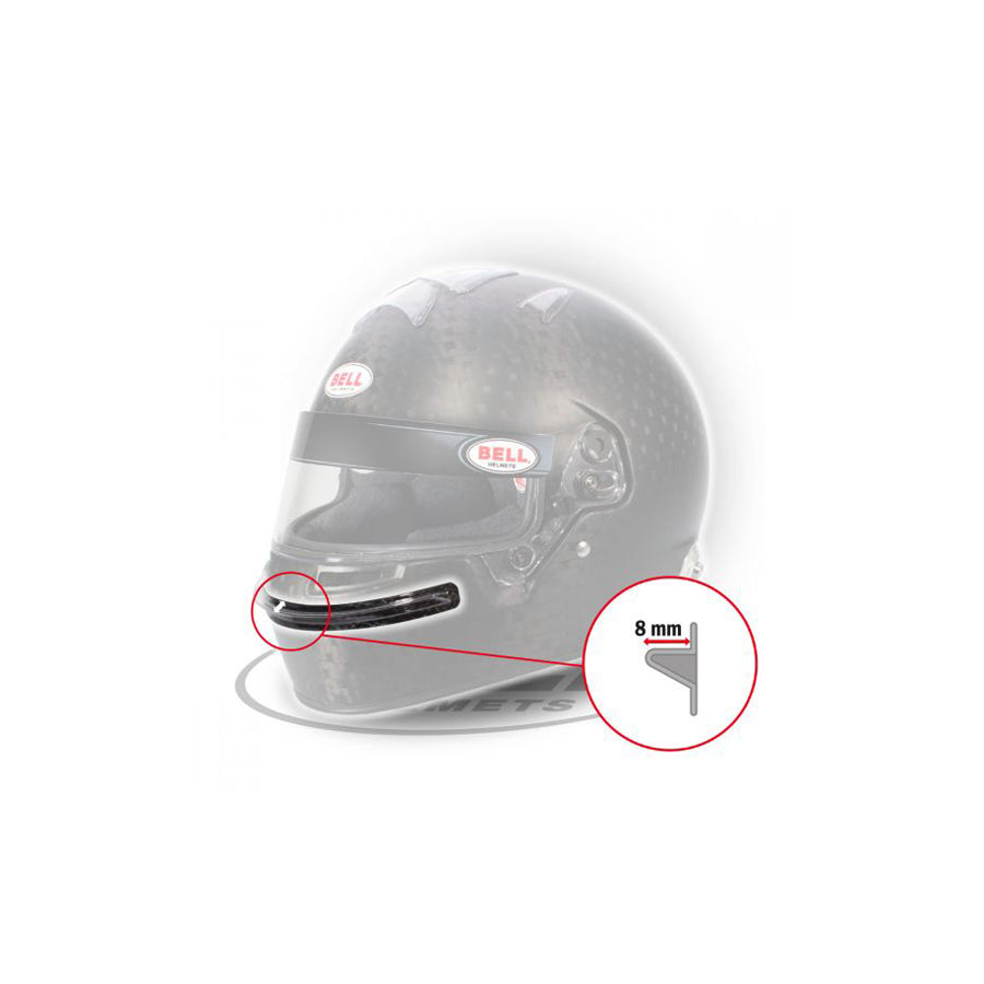 BELL 2050061 CHIN BAR GURNEY - HP7/HP77/RS7 MED CLEAR BELL HELMET – ML ...