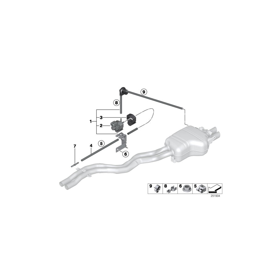 Genuine BMW 18307613666 E89 Electric Changeover Valve With Bracket (In ...