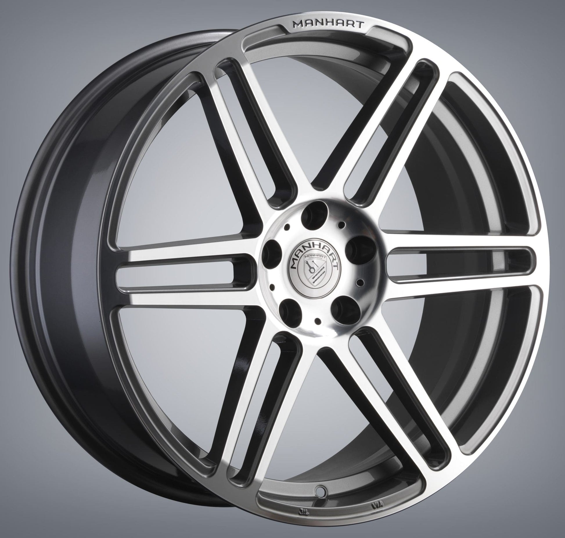 MANHART CONCAVE ONE RIM SET FOR BMW X1 SERIES GUNMETAL GRAY / DIAMOND ...