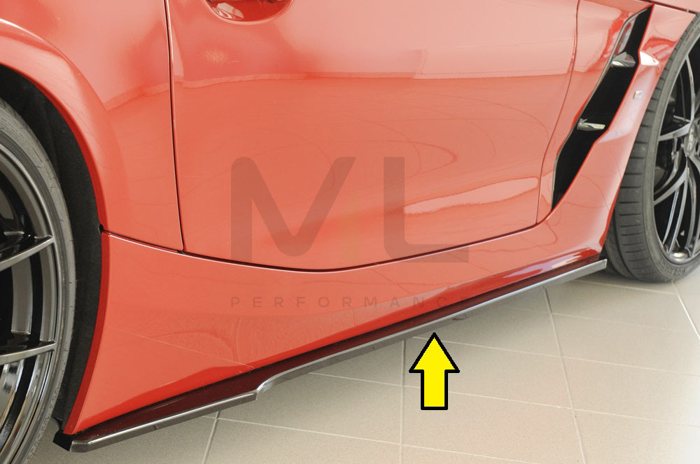 Rieger 00088214 BMW Z4 G4Z G29 Right Side Skirt Splitter - Glossy Black ...