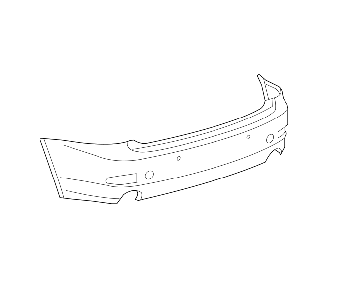 Genuine Lexus 52159-53933 IS F-Sport Phase 2 Rear Bumper – ML Performance