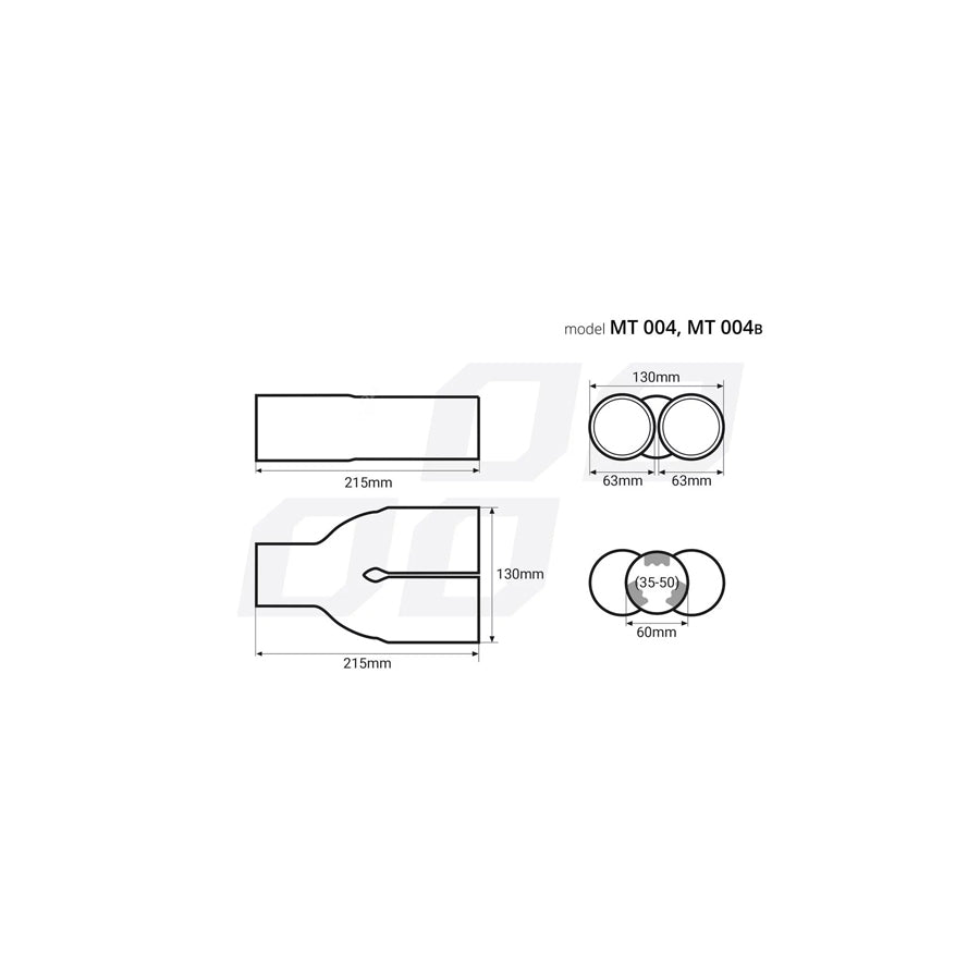 Amio Mt 004B 02194 Exhaust Tip – ML Performance