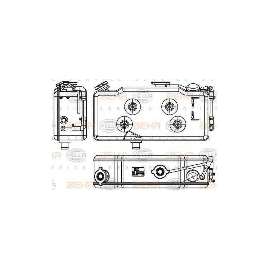 Hella 8MA 376 737-021 Coolant Expansion Tank – ML Performance
