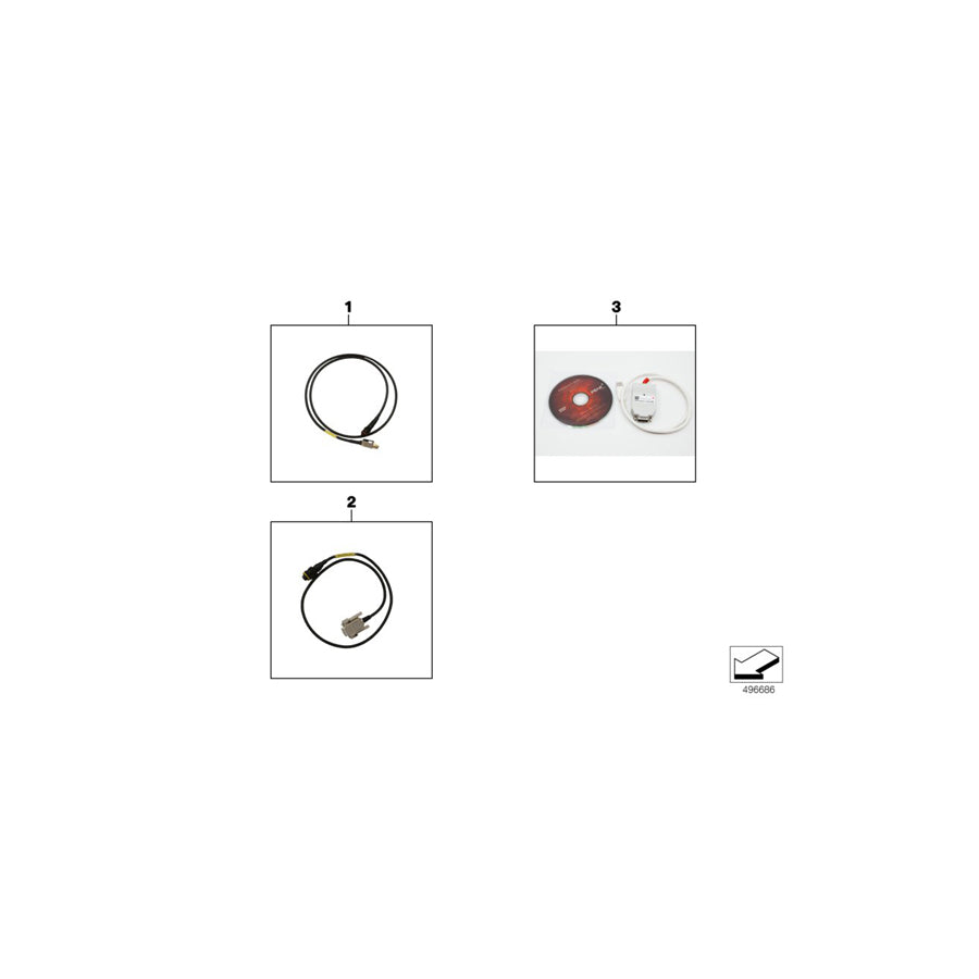 Genuine BMW 61127777918 Lan Cable ETHERN.>DEUTSCH (Inc. M6 GT3) – ML ...