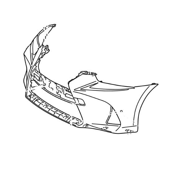 Genuine Lexus 52119-5E910 IS Phase 3 Executive Front Bumper – ML ...