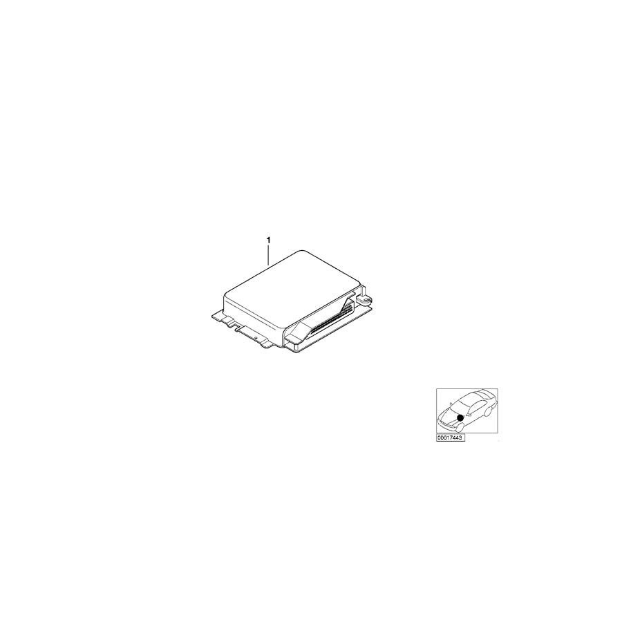 Genuine BMW 24601423324 E36 Exch. Control Unit Egs Programmed GS8.34 ...