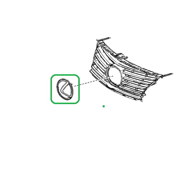 Genuine Lexus 90975-02126 IS Phase 3 Front Emblem – ML Performance