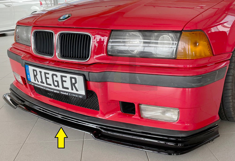 Rieger 00088272 BMW 3 Series E36 Front Splitter - Glossy Black – ML ...