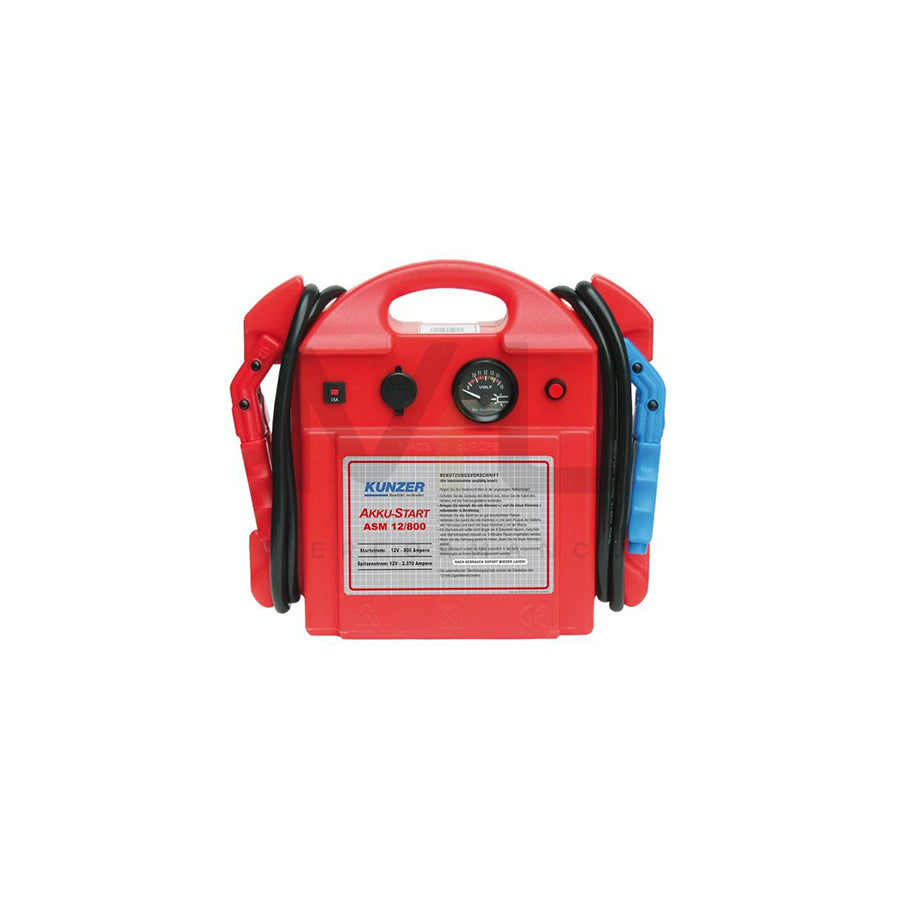 KUNZER ASM 12/800 Battery Charger with jump starter, 12V, 20Ah – ML ...