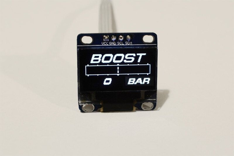 Zada Tech OLED 1.3" Digital Single boost gauge (Bar) // incl. sensor ...