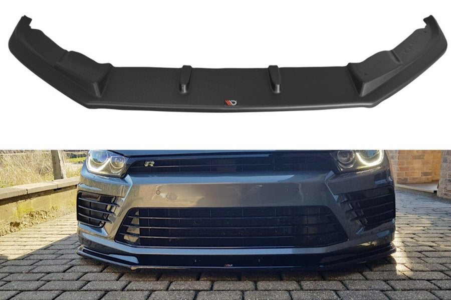 Maxton Design VW-SC-3F-R-FD1T Front Splitter V.1 Volkswagen Scirocco R ...