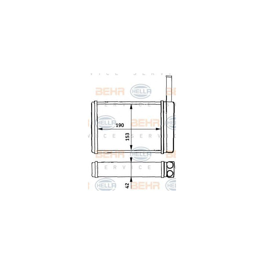 Hella 8FH 351 313-121 Heater Matrix – ML Performance