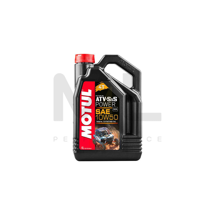 Motul ATV SxS Power 4T 10w-50 Ester Fully Synthetic Engine Oil 4l – ML ...