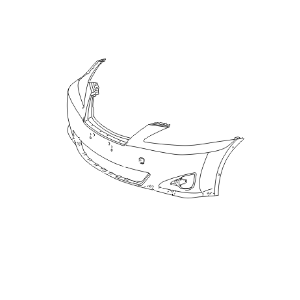 Genuine Lexus 52119-53949 IS Phase 2 Front Bumper Cover – ML Performance