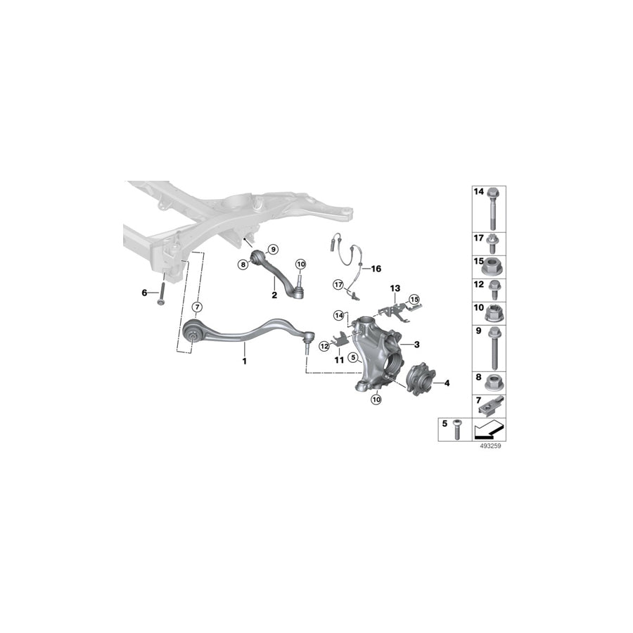 Genuine BMW 31216878613 G29 Carrier, Left (Inc. Z4) – ML Performance