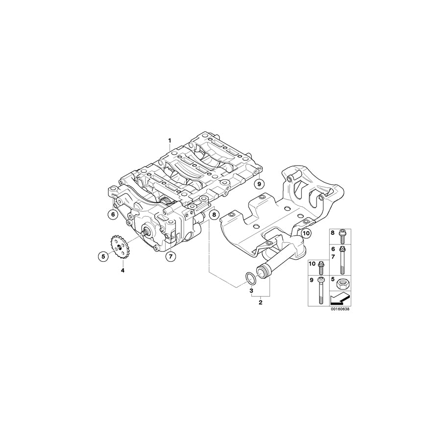 Genuine BMW 11277564234 E60 E61 Suction Pipe (Inc. 520i) | ML ...