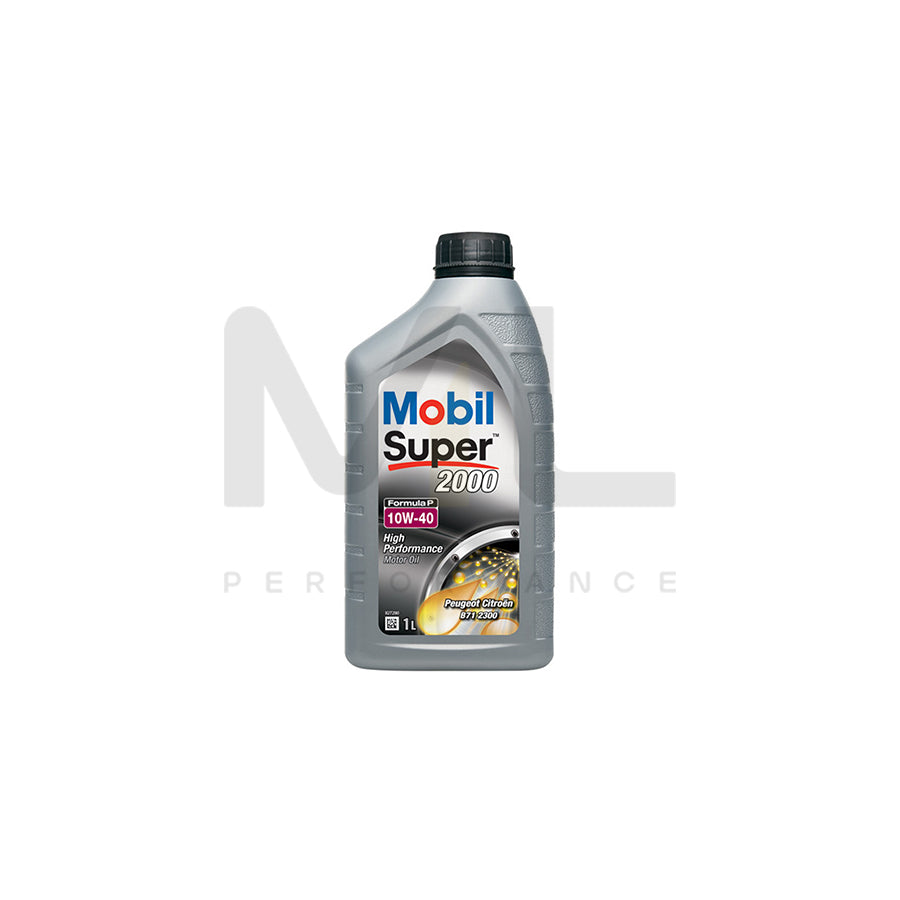 Mobil Super 2000 Formula P Engine Oil - 10W-40 - 1Ltr Engine Oil ML ...