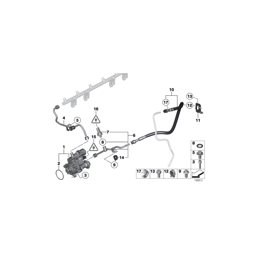 Genuine BMW 13537584382 E89 Feed Line (Inc. Z4) – ML Performance