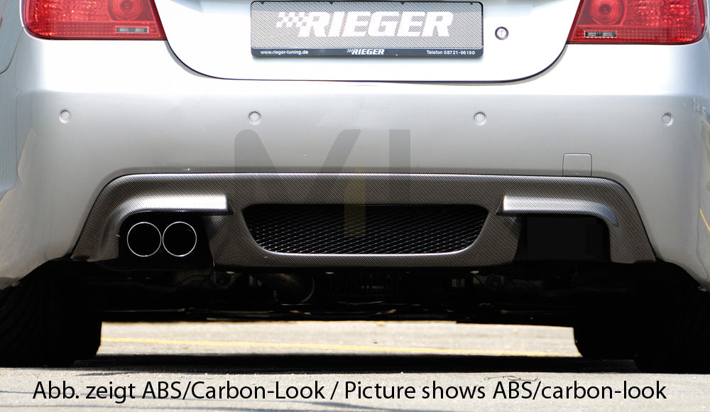 Rieger 00053602 BMW 5 Series E60 E61 Rear Diffuser 1 – ML Performance