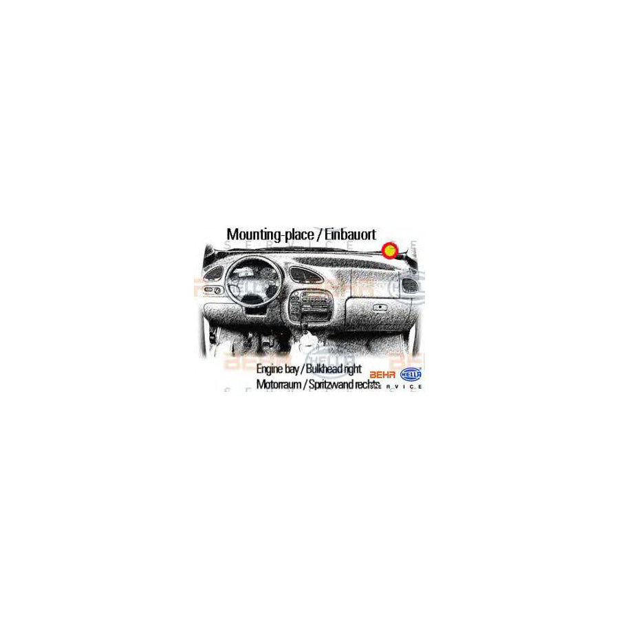 Hella 8EW 009 100-041 Interior Blower – ML Performance