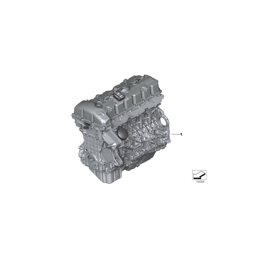 Genuine BMW 11002447699 E90 Exch. Short Engine N52B30A (Inc. 330i) – ML ...