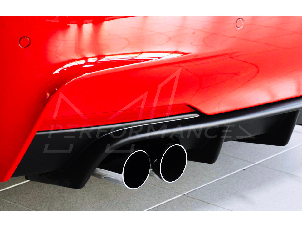 Rieger BMW 3 Series F30 F31 M-Series Rear Diffuser (Inc. 320i, 335i ...