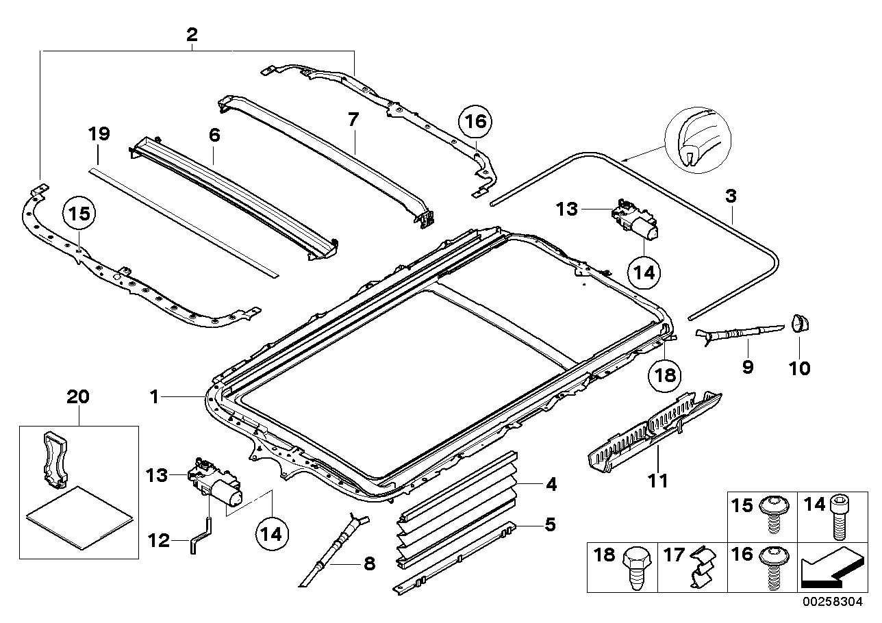 Genuine BMW 54137127569 F15 E61 Rubber Boot Strip (Inc. X5) – ML ...